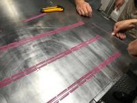 China 60 Punching Time Die Cutting Matrix Green Fiber Creasing for Multiple Applications for sale