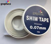 China 10m/roll 0.03/0.05/0.07/0.1MM Die Cutting Steel Shim Tape for Printing and Packaging for sale