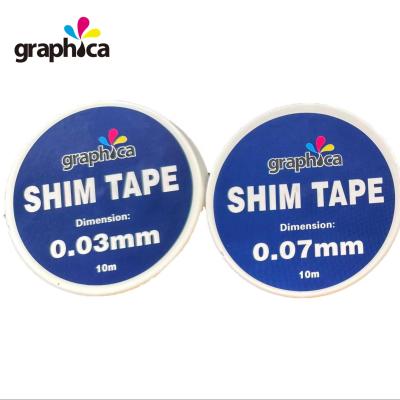 China Blue Self-Adhesive Steel Shim Tape for Die Board Cutting Die and Other Printing Materials for sale
