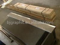 China Precision Cutting Paper Machinery Parts High Precision Finished Paper Cutting Knives for sale