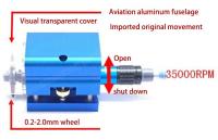 China Precision Grinding Blue Graphic Pneumatic Nick Grinder with No-Load Speed of 10000rpm for sale