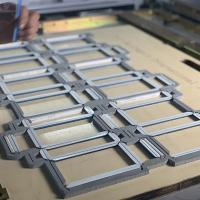 China White PVC Creasing Matrix With Imported Finger Tape And Glue For Graphic Beijing 2021 for sale