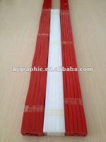 China Precision Cutting Machine Red PVC/PE Polar Cutting Sticks for in Graphic Beijing 2021 for sale