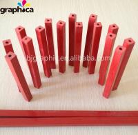 China Precision Cutting Machine Red PVC/PE Polar Cutting Sticks for in Graphic Beijing 2021 for sale