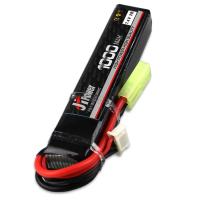 China 1000mAh / 1200mAh RC Toy Battery 7.4V / 11.1V Lipo Battery For Airsoft for sale