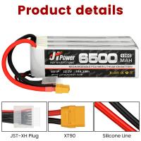 China 100C Lipo Drone Battery 6S 22.2V 6500mAh Lipo Battery For Racing Drones for sale