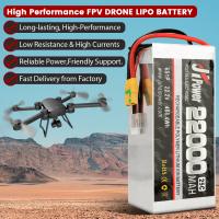 China 25C 22000mAh Lipo Battery Customized 6S 22.2 V Lipo Battery For Racing Drones for sale