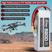 China 5200mAh 6S 22.2V 50C Discharge Rate FPV Drone LiPo Battery for Racing Drones for sale