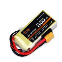 China FPV Drone Battery 6S 22.2V 1100mAh 25C Discharge Rate Lipo Battery for Racing Drones for sale
