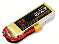 China 2200mAh 6S 22.2V 25C Discharge Rate FPV Drone LiPo Battery for Racing Drones for sale