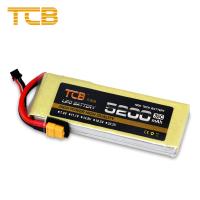 China 5200mAh 3S 11.1V 35C Discharge Rate FPV Drone LiPo Battery for Racing Drones for sale
