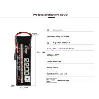 China 8C FPV Drone Battery 3S 2200mAh 11.1 V Lipo Battery For Racing Drones for sale