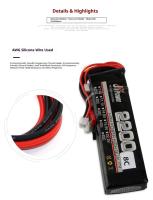 China 8C FPV Drone Battery 3S 2200mAh 11.1 V Lipo Battery For Racing Drones for sale