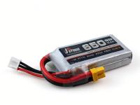 China FPV Drone Battery 2S 7.4V 650mAh 75C Discharge Rate Lipo Battery for Racing Drones for sale
