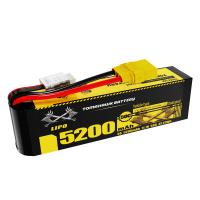 China 5200mAh 50C 3S 11.1 V Battery Customized Lipo RC Battery For Racing And Recreation for sale