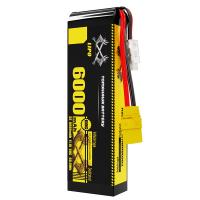 China 60C 11.1 V 3S Battery 6000mAh RC Battery Customized With XT60 / XT90 Connectors for sale