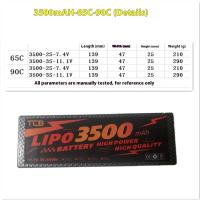 China 3500mAh 65C/90C Discharge Rate FPV Drone Battery with XT60/XT90 Connectors for UAV Applications for sale