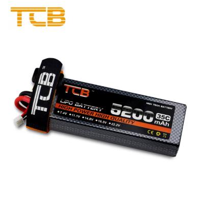 China 2~6S 5200mAh 35C 22.2V Discharge Rate FPV Drone LiPo Battery for Racing Drones for sale