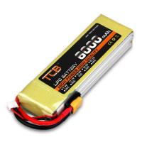 China 6000mAh 35C Discharge Rate 6S 22.2V FPV Drone Battery UAV Lithium-Ion Battery Pack for Racing FPV Drones for sale