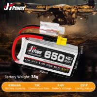 China High Rate Lipo Airsoft Battery 7.4V 75C 650mAh Lipo Battery for sale