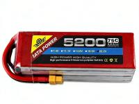 China 5200mAh High Discharge Rate Lipo Battery 7.4V / 11.1V / 22.2V 75C Lipo Battery for sale
