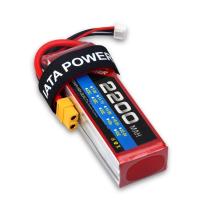China 35C / 45C LiHV Batteries 11.1V 2200mAh RC 3S Battery For FPV Drones And Racing Cars for sale