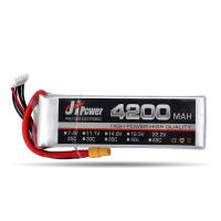 China 14.8V 4200mAh 25C Discharge Rate RC LiPo Battery for FPV Drones and UAV Applications for sale