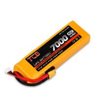 China 7000mAh 3S 11.1V FPV Drone Battery with 45C Discharge Rate for RC Boats and UAVs for sale