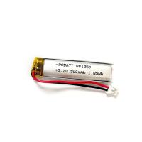 China 3.7 V 500mAh Li Ion Battery Customizable Lithium Polymer Rechargeable Battery 1S1P for sale