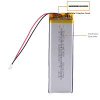 China 3.7 V 2000mAh Lithium Ion Battery 503290 Rechargeable Solid State Battery With 500 Cycles for sale