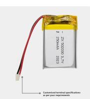 China 502030 Pouch Lithium Ion Battery 3.7 V 250mAh Lipo Battery With JST PH Connector for sale