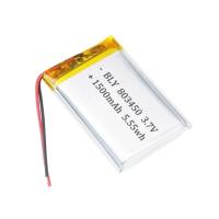 China 1S1P 3.7 V 1500mAh Lipo Battery 803450 Lipo Pouch Battery With JST PH Connector for sale