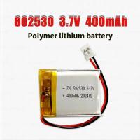 China 602530 Pouch Lithium Ion Battery 1S1P 3.7 V 400mAh Lipo Battery With JST PH Connector for sale