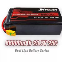 China High Voltage Semi Solid State Battery 66000mAh 6S 25C Lipo Battery for sale
