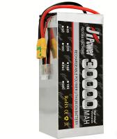 China 22.8V 6S 30000mAh Lipo Battery 5C - 50C Lithium Polymer Drone Battery for sale