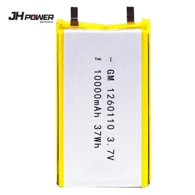 China Compact Lithium Polymer Battery 3.7 V 10000mAh Polymer Lithium Ion Rechargeable Battery for sale