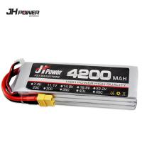 China 14.8V 4200mAh 25C Discharge Rate RC LiPo Battery for FPV Drones and UAV Applications for sale