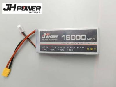 China 16000mAh 11.1V 25C Discharge Rate FPV Drone LiPo Battery for Racing Drones for sale