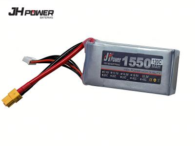 China 120C FPV Racing Drone Battery 1550mAh 6S 22.2 V Lipo Batteries for sale