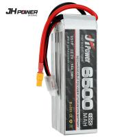 China 100C Lipo Drone Battery 6S 22.2V 6500mAh Lipo Battery For Racing Drones for sale