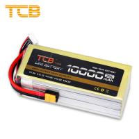 China Customized FPV Drone Battery 11.1V 3S 10000mAh Lipo Battery 25C Discharge Rate for sale