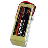 China 5200mAh 6S 22.2V 75C Discharge Rate FPV Drone LiPo Battery for Racing Drones for sale