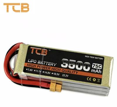 China 22.2V 3500mAh FPV 6S Battery High Voltage 75C Lipo Battery For Agricultural Drones for sale