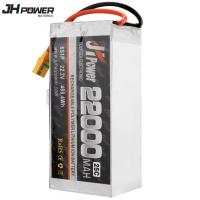 China 25C 22000mAh Lipo Battery Customized 6S 22.2 V Lipo Battery For Racing Drones for sale