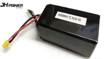 China 29.6 V 15000mAh Lipo Battery 8S 7C Large Capacity Lipo Battery For Extended Flight Times for sale