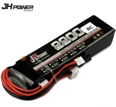 China 8C FPV Drone Battery 3S 2200mAh 11.1 V Lipo Battery For Racing Drones for sale