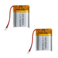 China 350mAh 3.7V Lithium Polymer Battery with JST PH Connector for Smart Watch and Consumer Electronics for sale