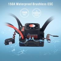 China Red and black brushless waterproof ESC 150A remote control car speed controller for sale