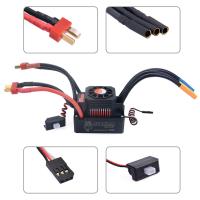 China Red and black brushless waterproof ESC 150A remote control car speed controller for sale