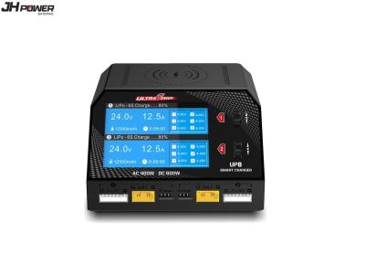 China UP8 Dual Channel Lipo Battery Charger with 300W Output, 16A Current, and 1-6S Lithium Polymer Battery Compatibility for sale